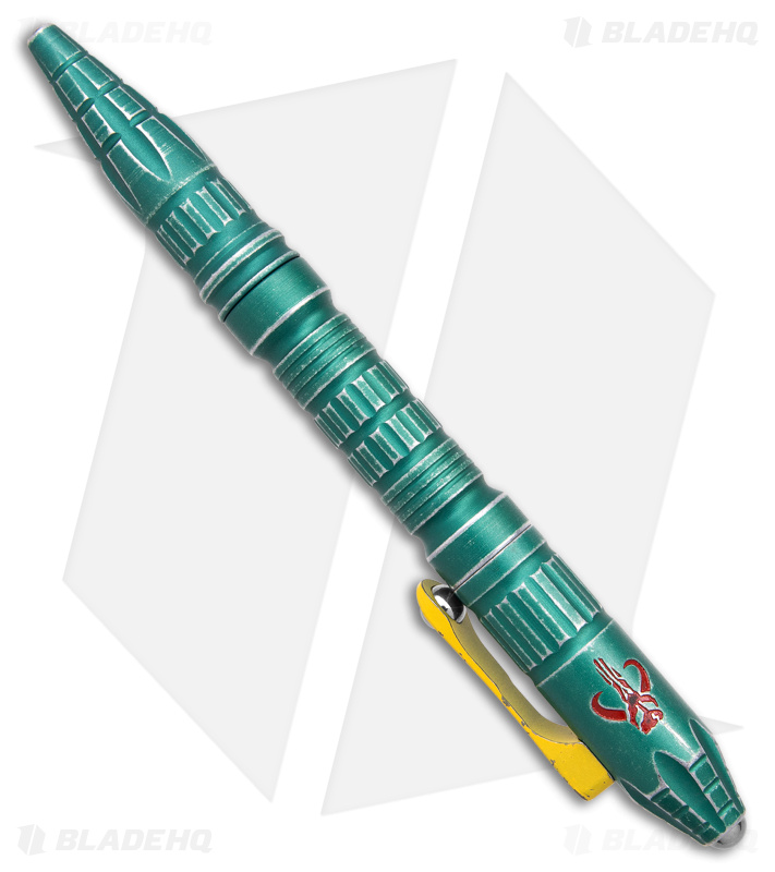 Heretic Knives Bounty Hunter Thoth Tactical Pen-Battle Green - Blade HQ