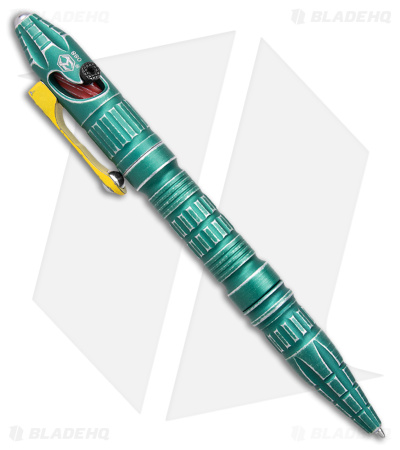 Heretic Knives Bounty Hunter Thoth Tactical Pen-Battle Green - Blade HQ