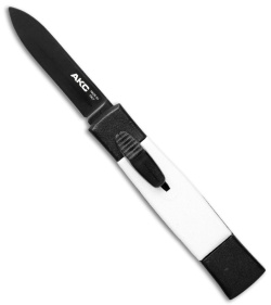 AKC Minion Concord OTF Automatic Knife Black/White (2.3" Black Flat ...
