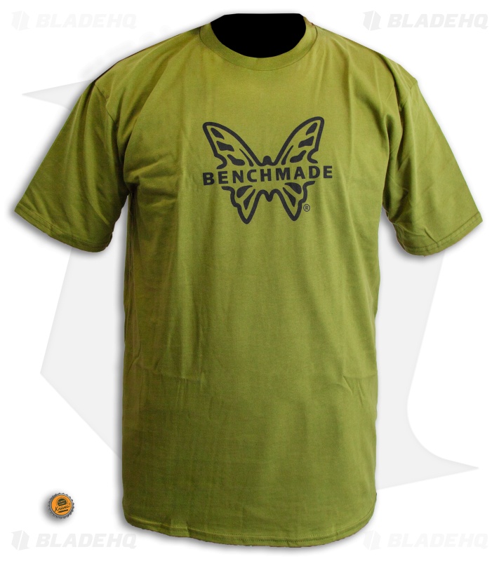 Benchmade Mens Favorite T-Shirt - Moss Green - Blade HQ