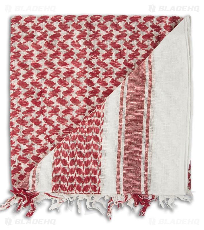 Camcon Shemagh Head Scarf (White/Red) 61020 - Blade HQ