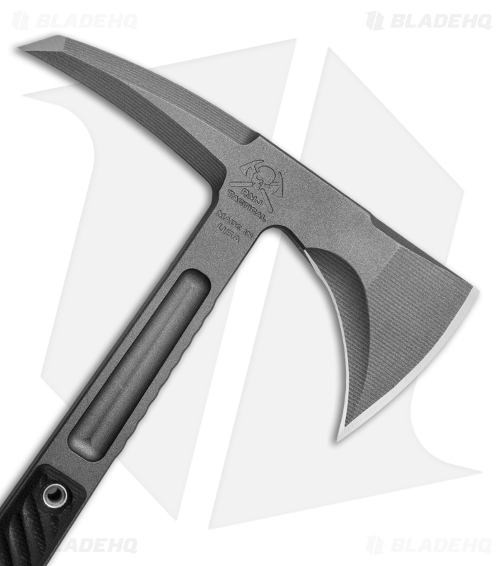 RMJ Tactical Kestrel 13" Tomahawk Axe Black G-10 (Tungsten Cerakote ...