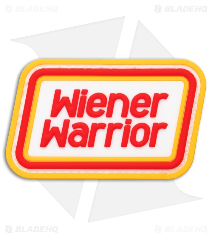 Blade HQ Weiner Warrior® Hotdog Sign PVC Patch