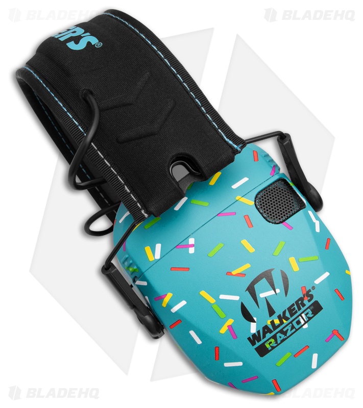 Walker's Razor Electronic Muffs - Blue Sprinkle's