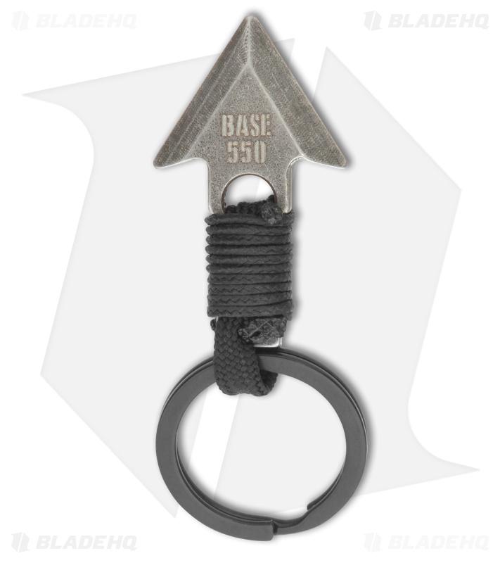 Base 550 Paracord Studio Örvar Keychain SS Black Cord
