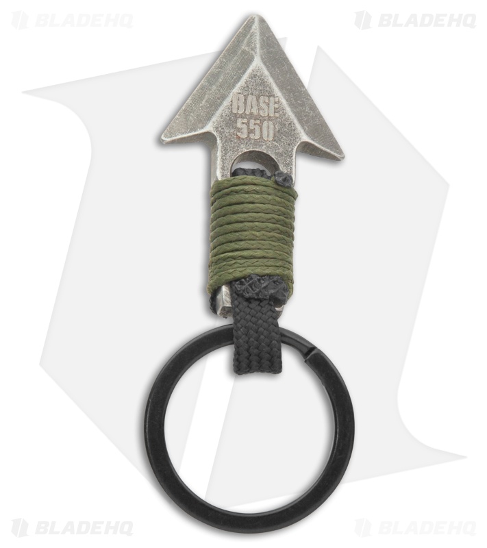Base 550 Paracord Studio Örvar Keychain SS Black Cord