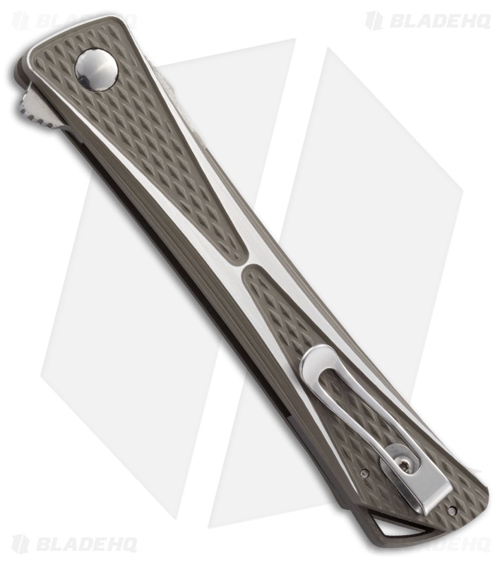 CRKT Crossbones Liner Lock Knife Aluminum (3.5" Satin) 7530 - Blade HQ