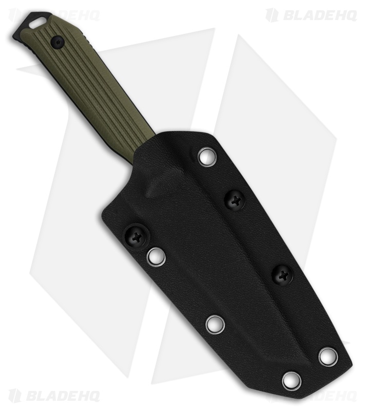 Kizer Begleiter Fixed Blade Knife Green G-10 Black