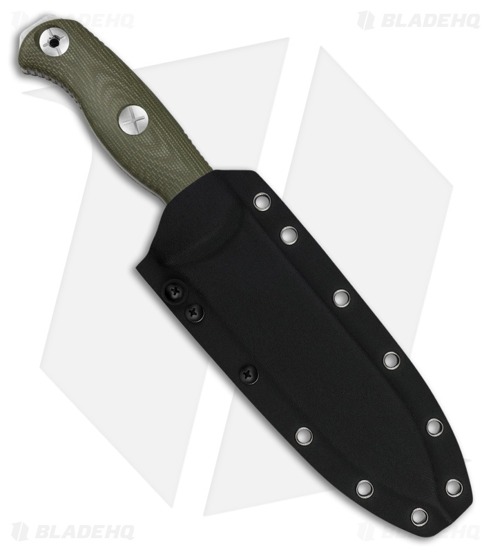 Kizer Drop Bear Fix 7 Fixed Blade Knife Green Micarta SW