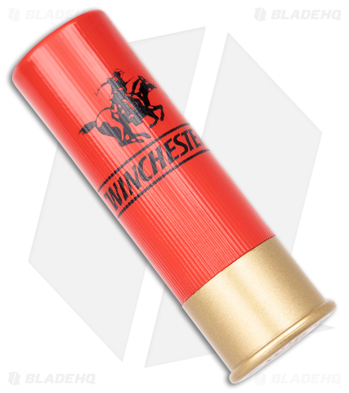 Winchester Shotgun Shell Knife Red (1.83" Satin) - Blade HQ