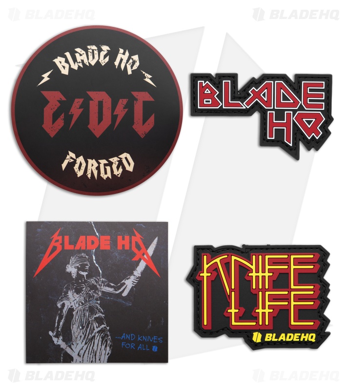 Blade HQ Rock n Roll Sticker/Patch Bundle-Free - Blade HQ