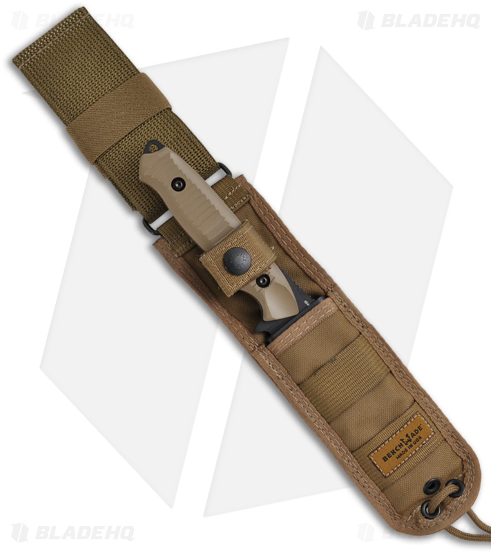 Benchmade 141SBKSN Nimravus Tanto Knife (4.5" Black Serr) - Blade HQ