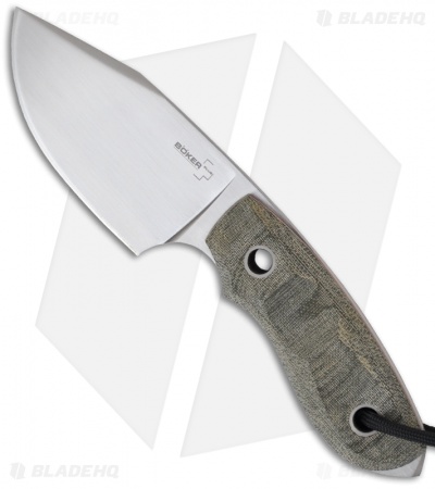Boker Plus Bob Fixed Blade Knife (3.75" Satin) 02BO273 - Blade HQ