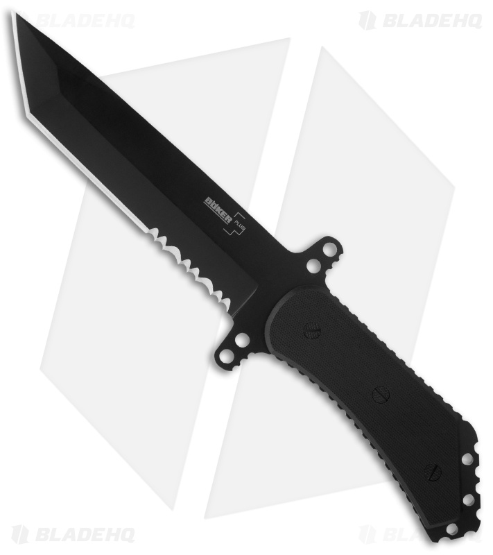 Boker Plus Armed Forces Tactical Fixed Blade Knife (7.3" Black) 02BO216 ...