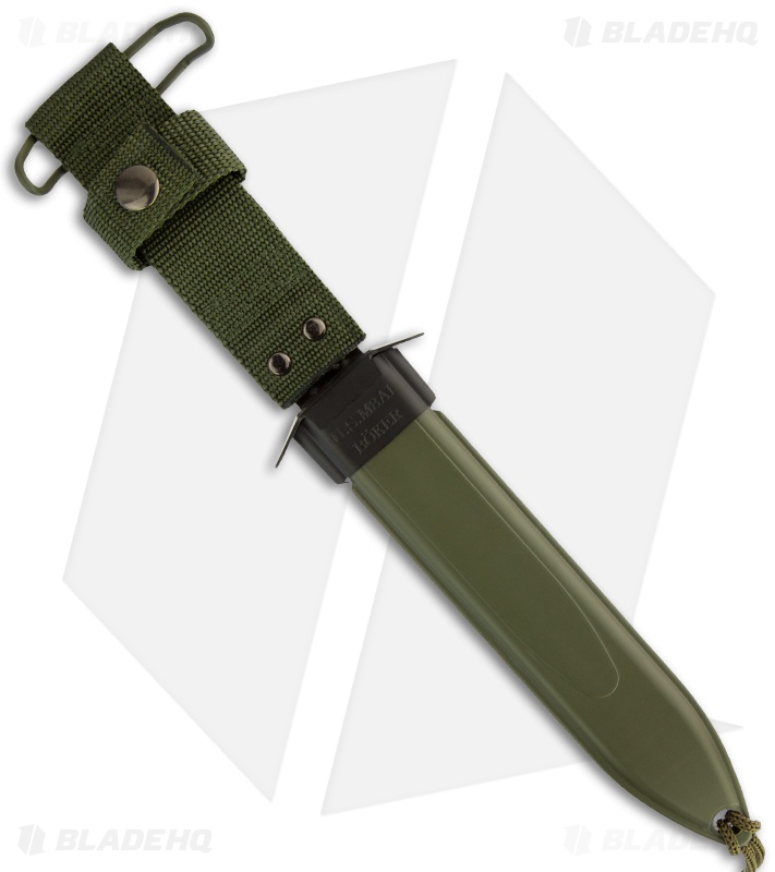 Boker Plus M3 Trench Fixed Blade Knife (6.75" Black Plain) 02BO1943 ...