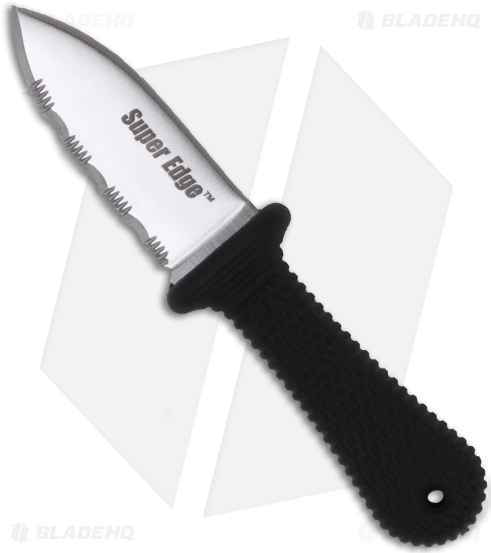 Cold Steel Super Edge Fixed Blade Neck Knife (2" Satin Serr) 42SS ...