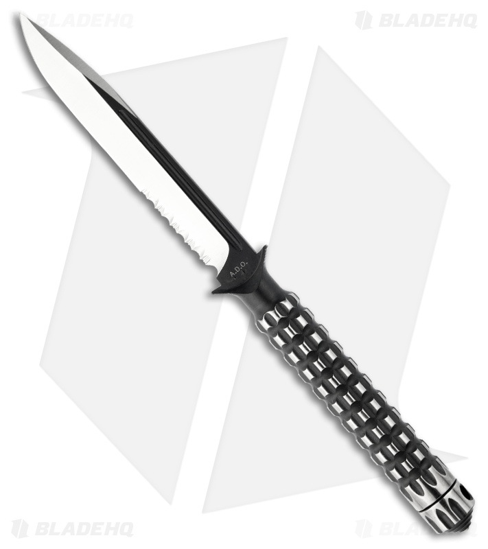 Microtech A.D.O. Knife S/E Fixed Blade (4.5" Two-Tone Serr) 116-2LE ...