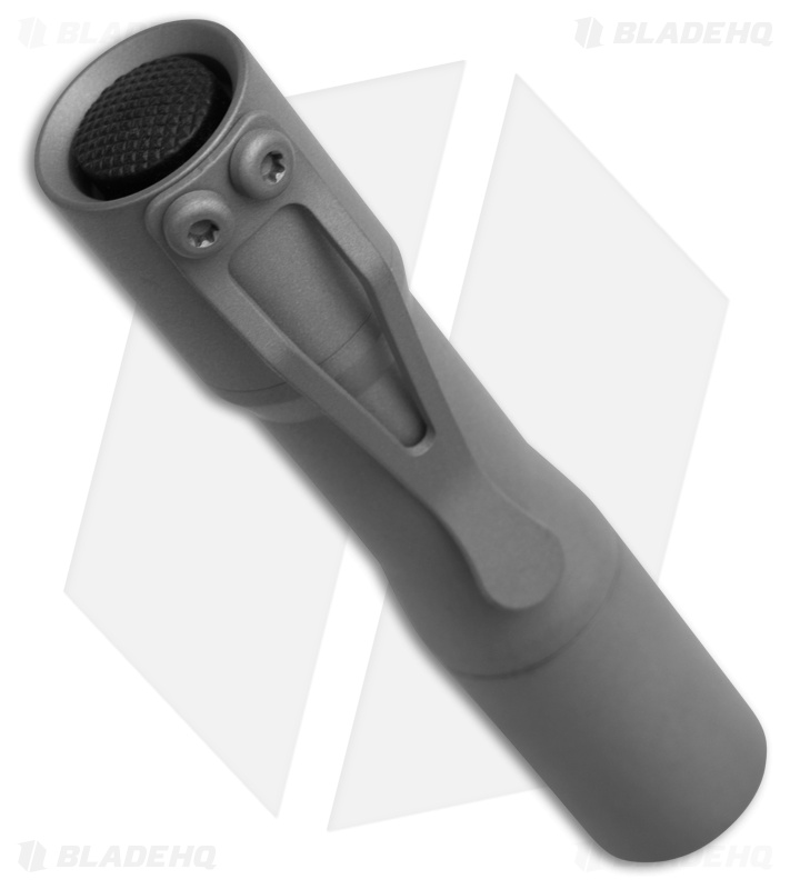 CWF Custom Mini Arc Flashlight Stonewashed Titanium (520 Lumens) - Blade HQ