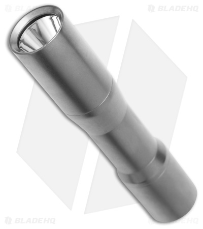 CWF Custom Mini Arc Flashlight Tumbled Titanium (520 Lumens) - Blade HQ