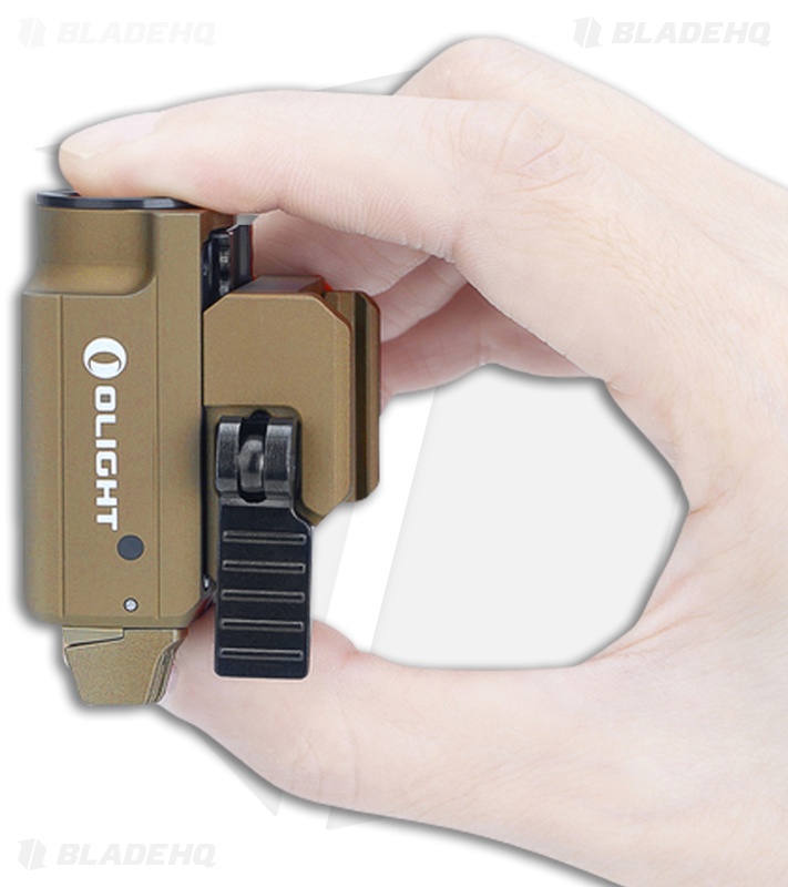 Olight PL-MINI 2 Valkyrie Pistol Light Desert Tan | 600 Lumens | Blade HQ