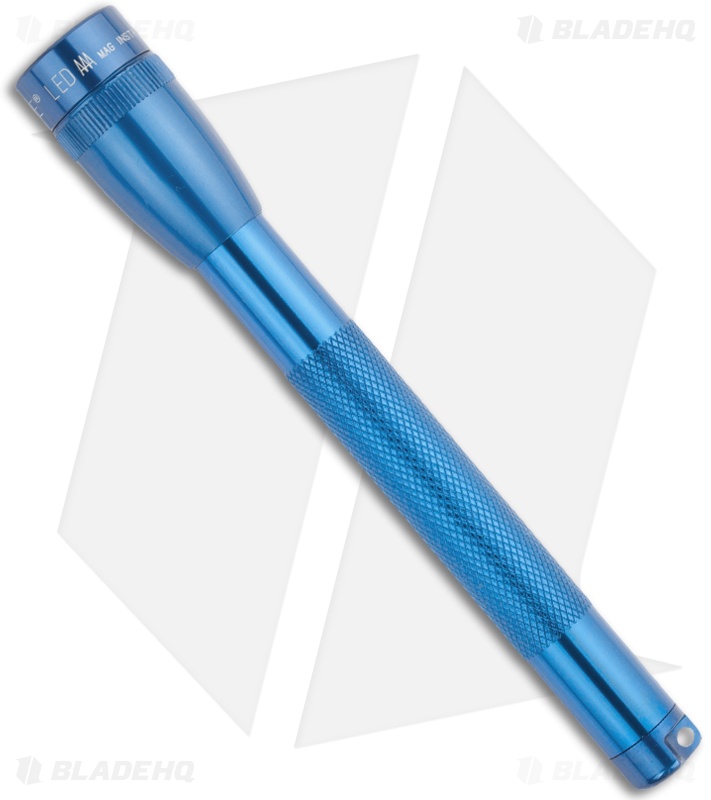 Maglite Mini LED Flashlight 2-Cell AAA Blue (77 Lumens) - Blade HQ