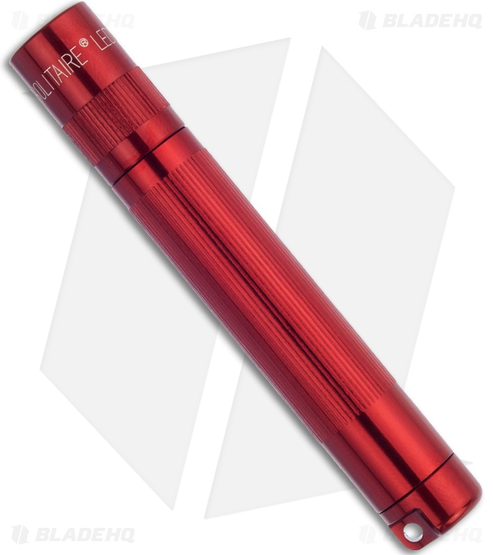 Maglite LED Solitaire Flashlight Keychain AAA Red (37 Lumens) - Blade HQ