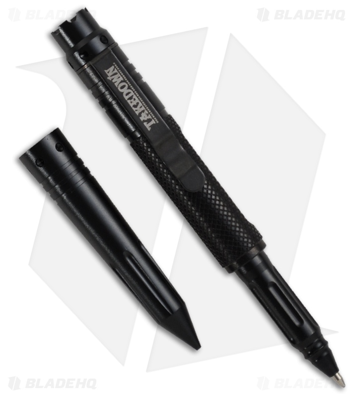 Takedown DLX Tactical Defense Pen w/ Crown (Red) - Blade HQ