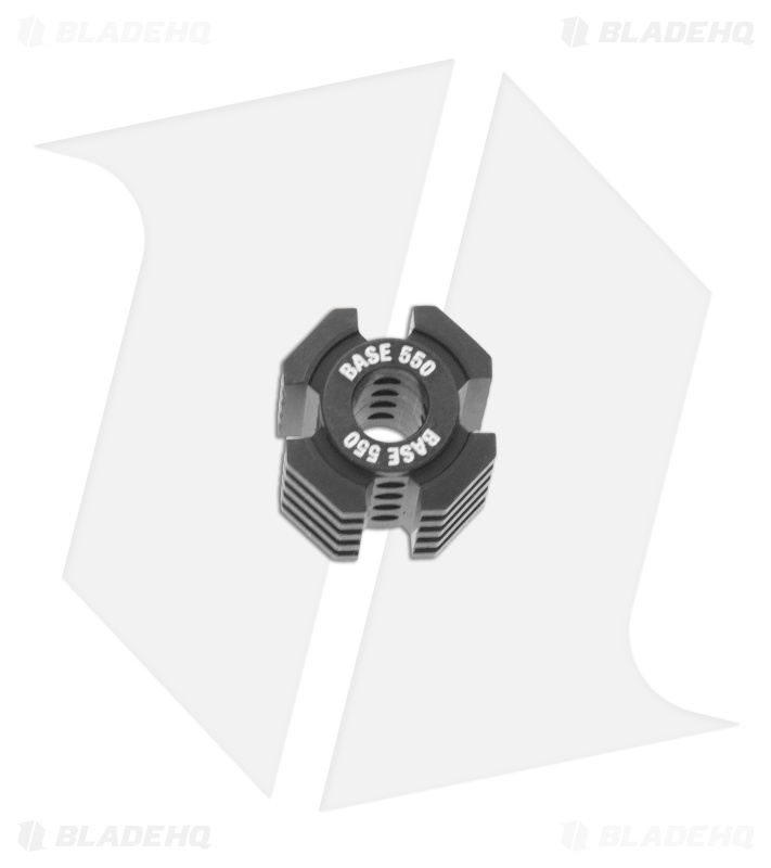 Base 550 Lanyard Rail Bead - Black Aluminum