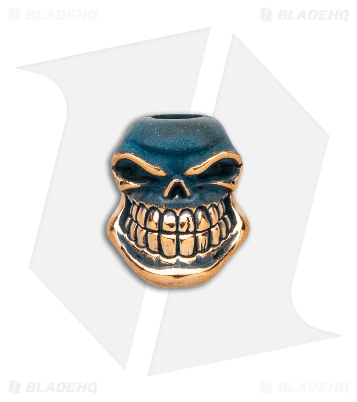 A-EDC Beads "Yorick" | Skull Lanyard Bead | Bronze Patina