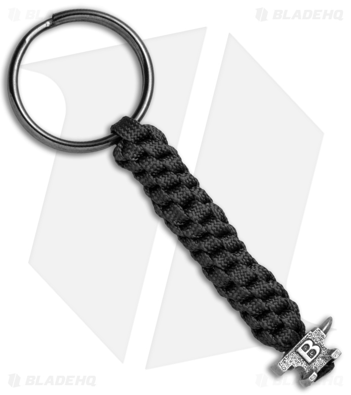 Buck Black Standard Key Fob w/ Anvil Bead (Pewter) - Blade HQ
