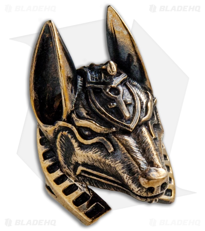 RUS Beads Shop Anubis God of the Dead Lanyard Bead - Bronze - Blade HQ