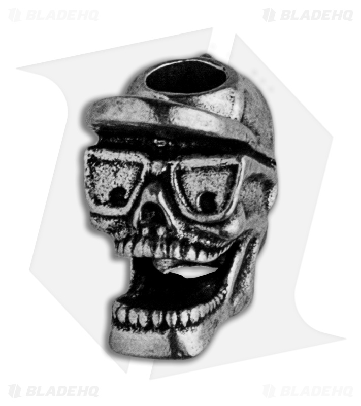 Schmuckatelli DPx Gear Mr. DP Skull Lanyard Bead (Pewter) - Blade HQ