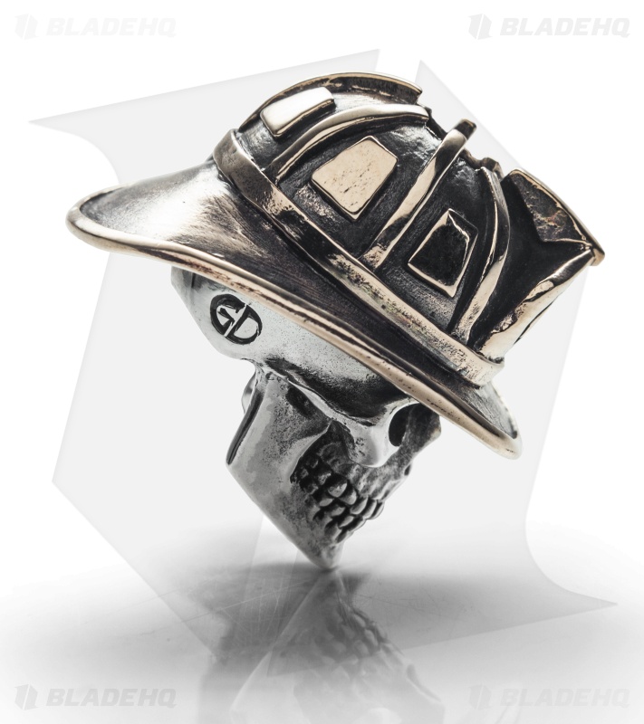 GD Skulls Firefighter Skull Bronze/Silver - Blade HQ
