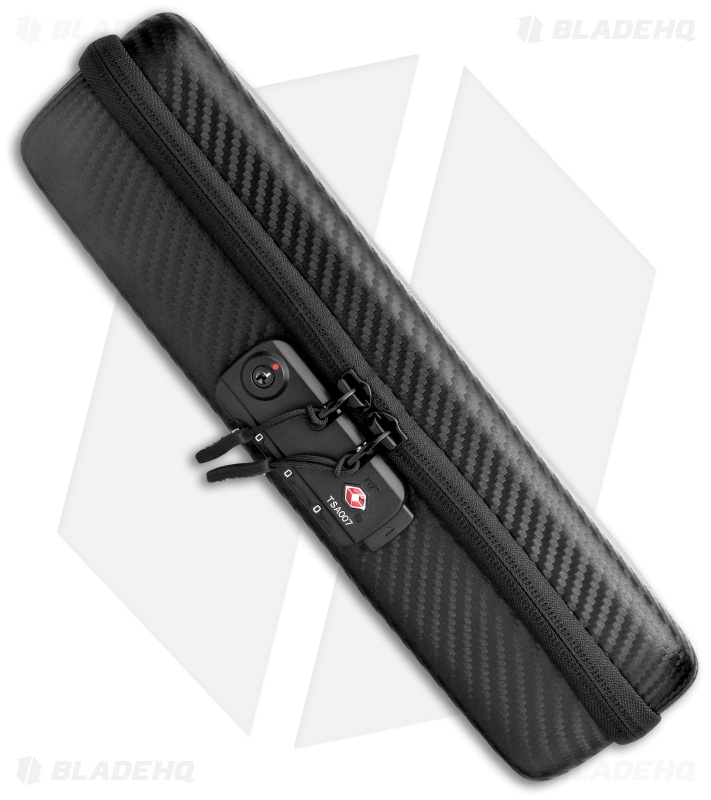 BRS Vault Secure Locking Knife Case - Carbon Fiber - Blade HQ