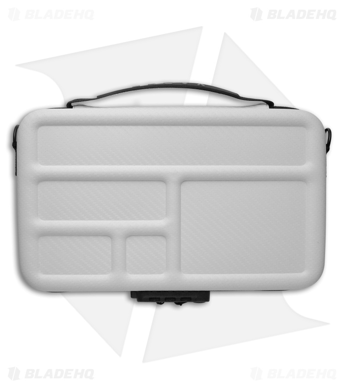 BRS Vault Secure Locking Knife Case White Carbon - Blade HQ