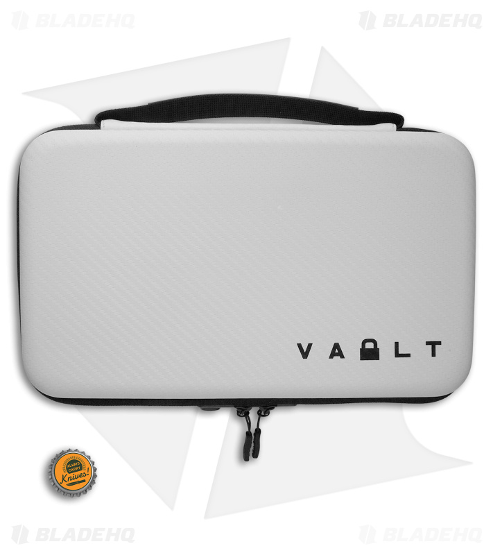 BRS Vault Secure Locking Knife Case White Carbon - Blade HQ