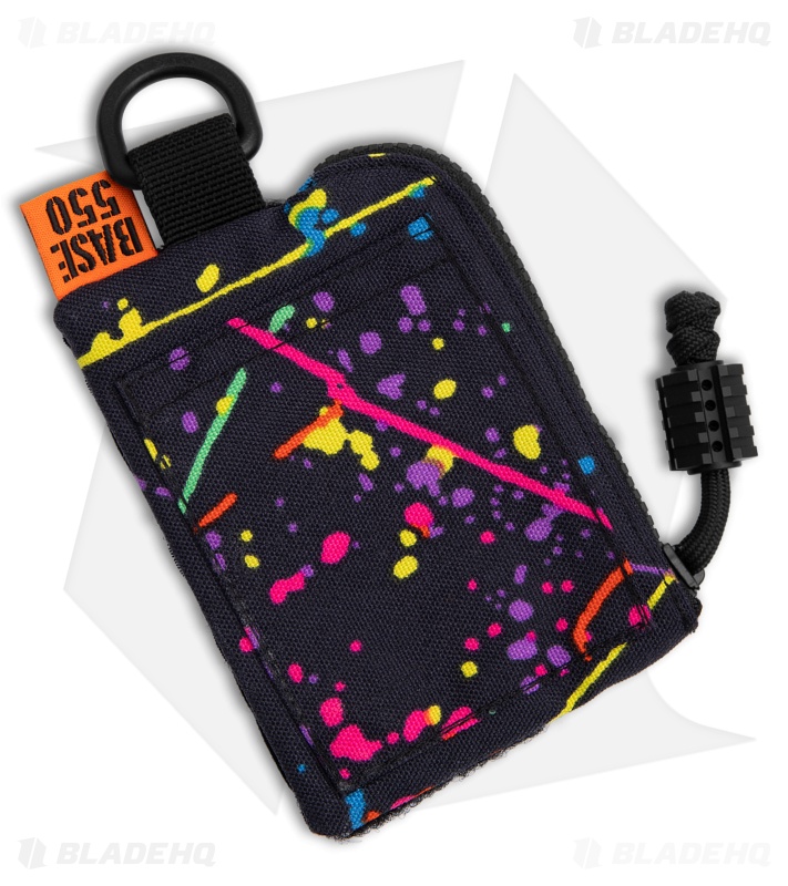 Base 550 Paracord Studio EDC Pouch Splatter w/ Pocket
