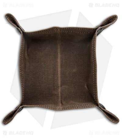 PNW Bushcraft Travel/Dump Tray Brown/OD Green - Blade HQ