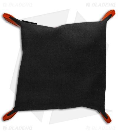 PNW Bushcraft Travel/Dump Tray Black/Orange Canvas - Blade HQ