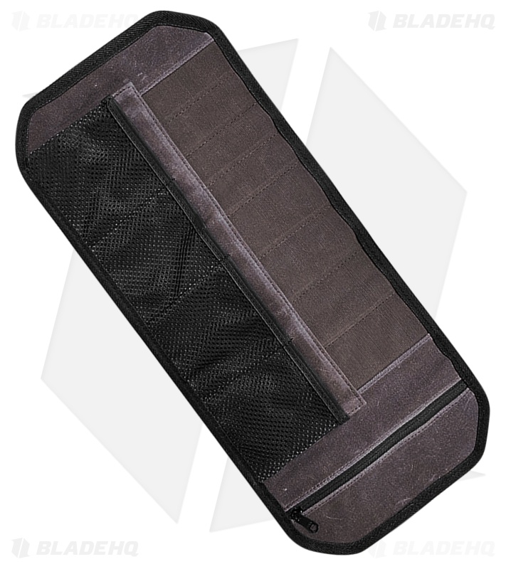 Roaring Fire Pioneer Mini Tool Roll Rustic Brown Waxed Canvas