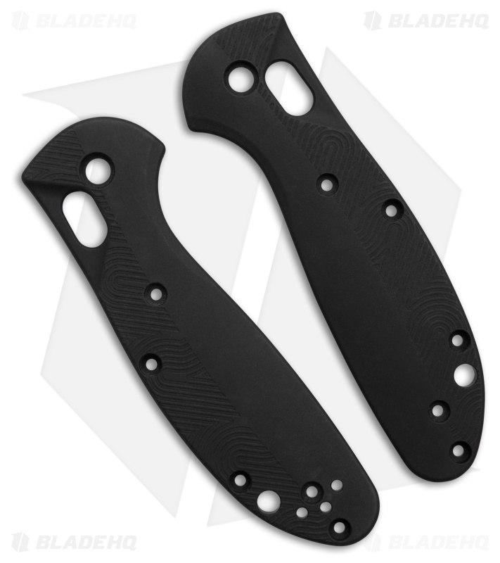Flytanium Custom Loop Scales for Benchmade Mini Griptilian - Void Black ...