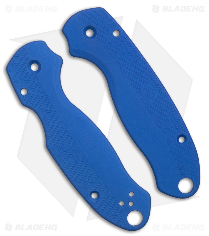 Flytanium Custom Loop Scales for Spyderco Para 3 - Static Blue - Blade HQ