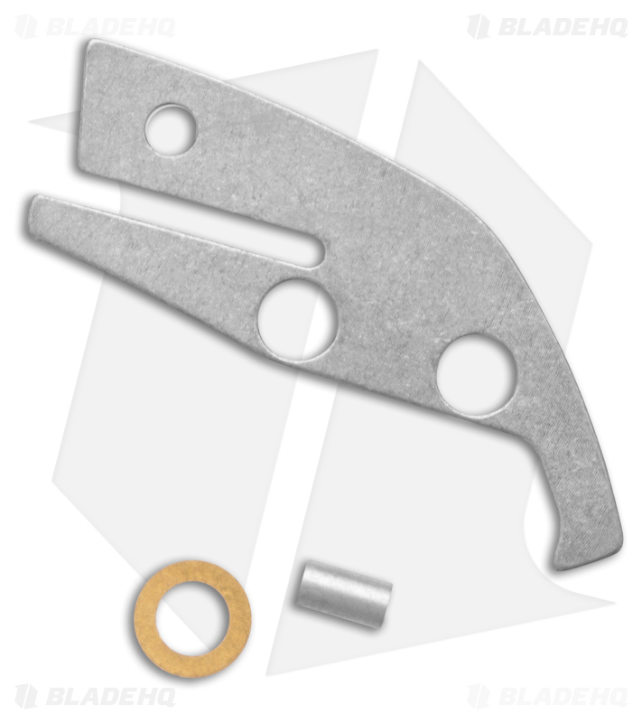 Flytanium Custom Ti Scales Spyderco Dragonfly Black - Blade HQ