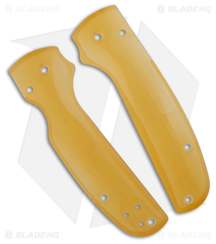 Flytanium Lotus Scales Spyderco Shaman Ultem - Blade HQ