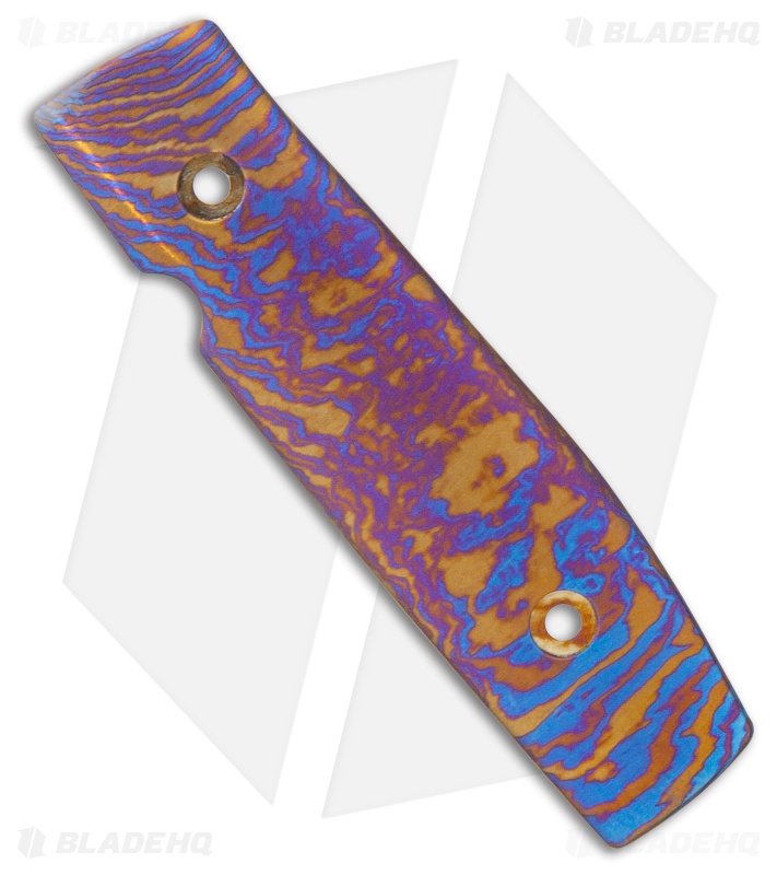 Flytanium Modulator Benchmade Bugout Inlay Titanium Damascus