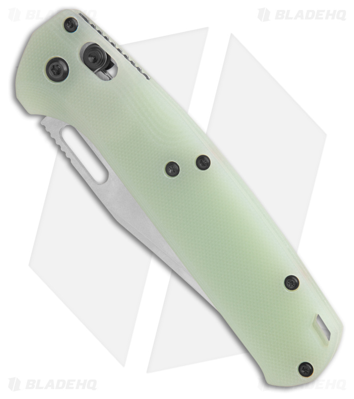 Flytanium Natural Jade G-10 scales Taggedout (SW) - Blade HQ