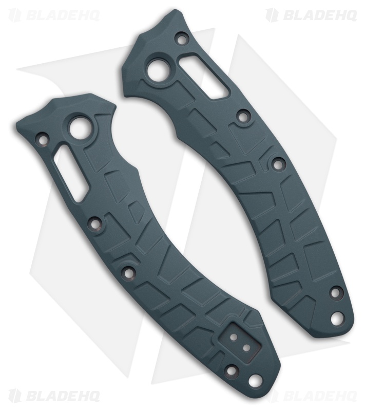 Lex Custom International Microtech MSI Ti Scales - Blue