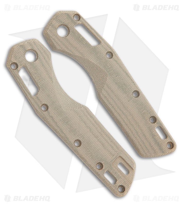 Ripp's Garage Tech Microtech MSI Double Green Canvas Micarta
