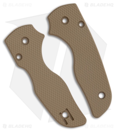 Ripp's Garage Tech Spyderco Lil Native Coyote Tan Scales
