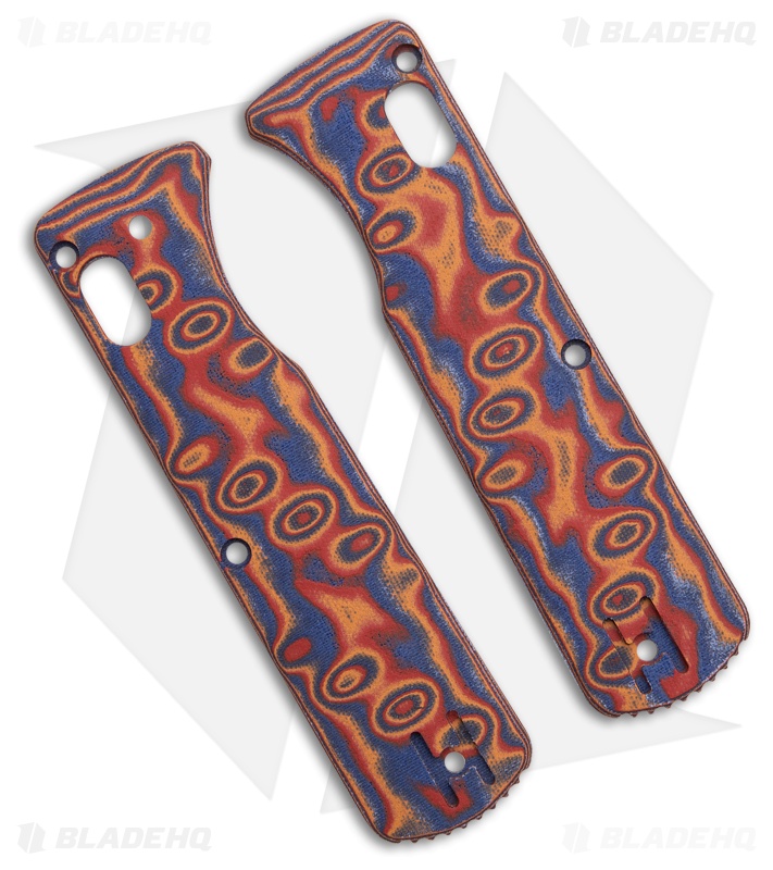 Vosteed Vombat Scales - Copper Raindrop Micarta